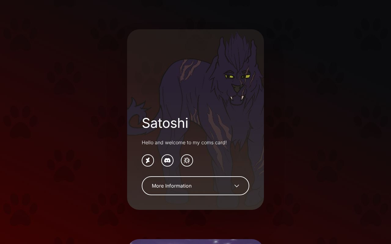 Satoshi Coms Card